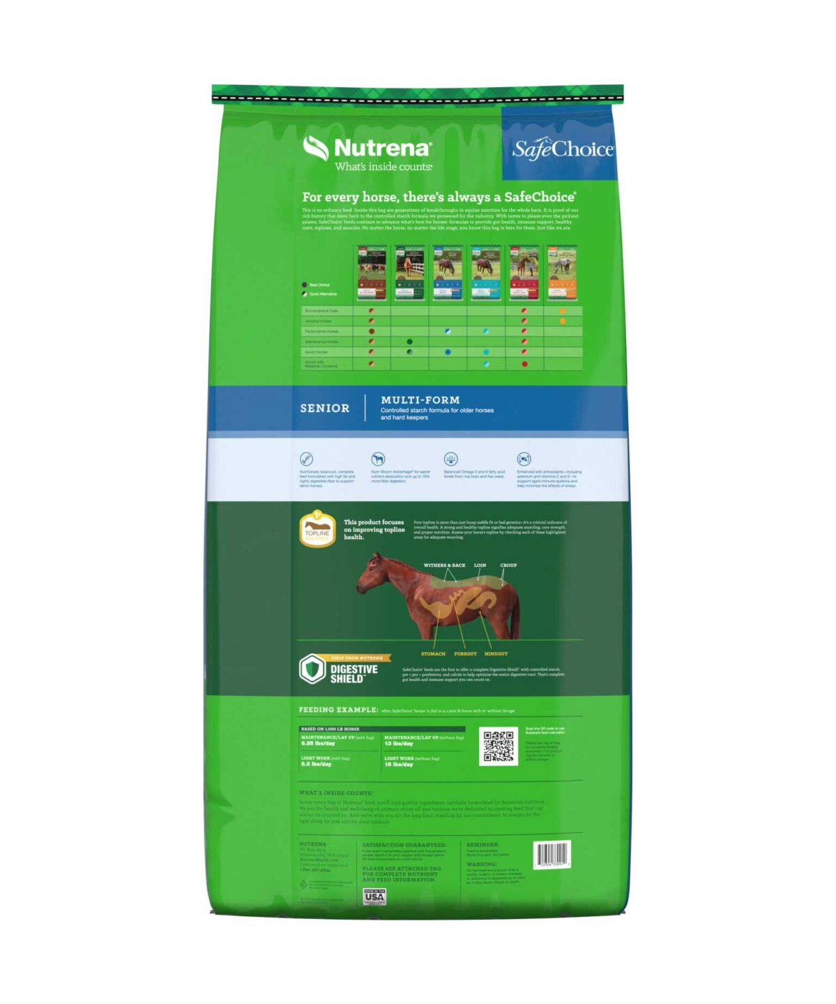 SafeChoice Senior: Optimal Feed for Older Horses