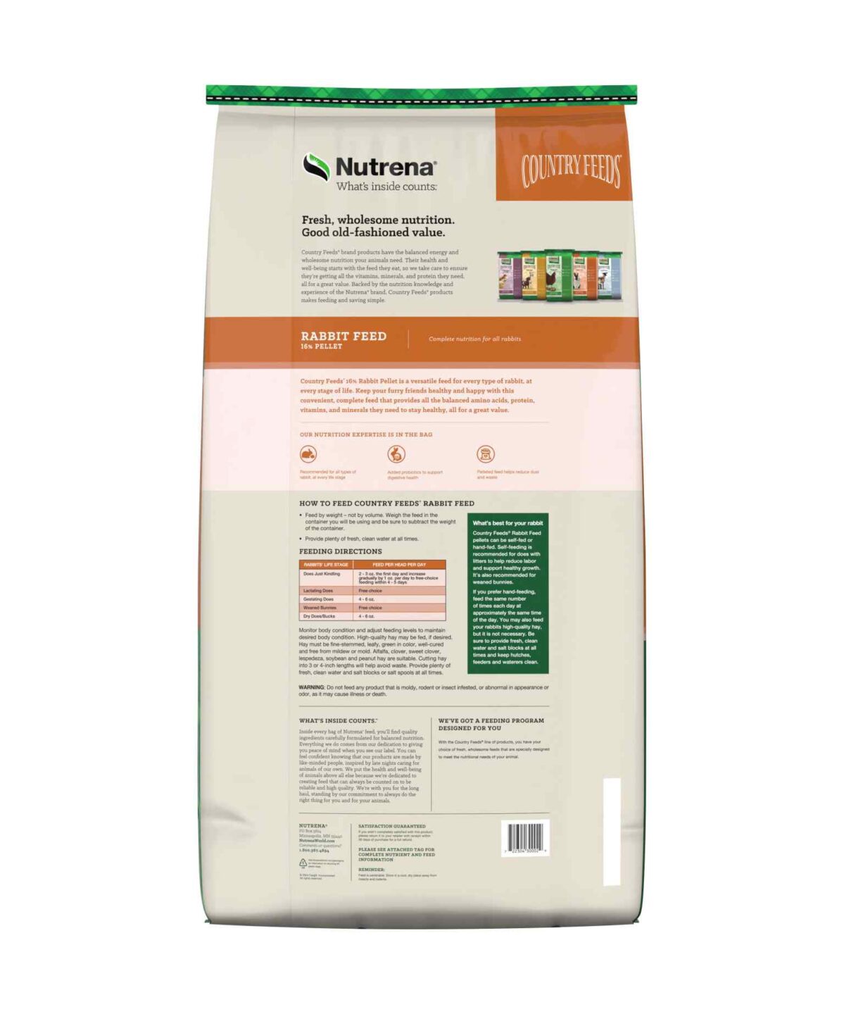 Country Feeds 16% Rabbit Feed