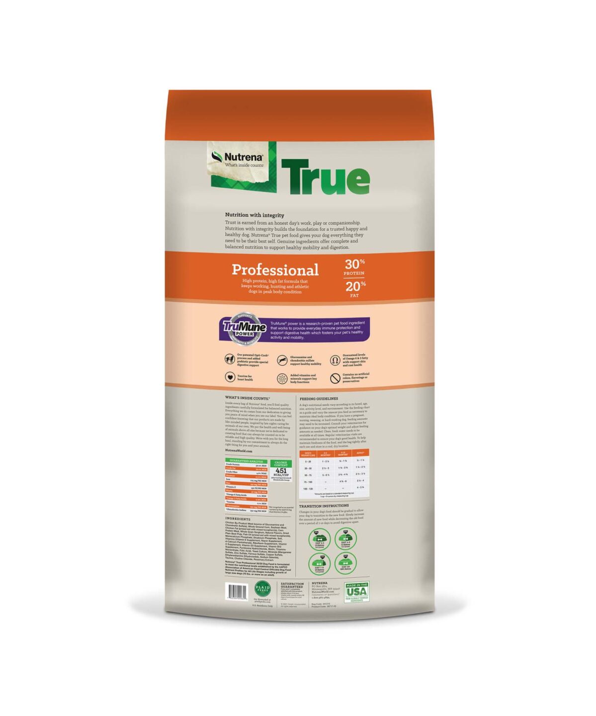 Nutrena True Professional 30/20 Dog Food