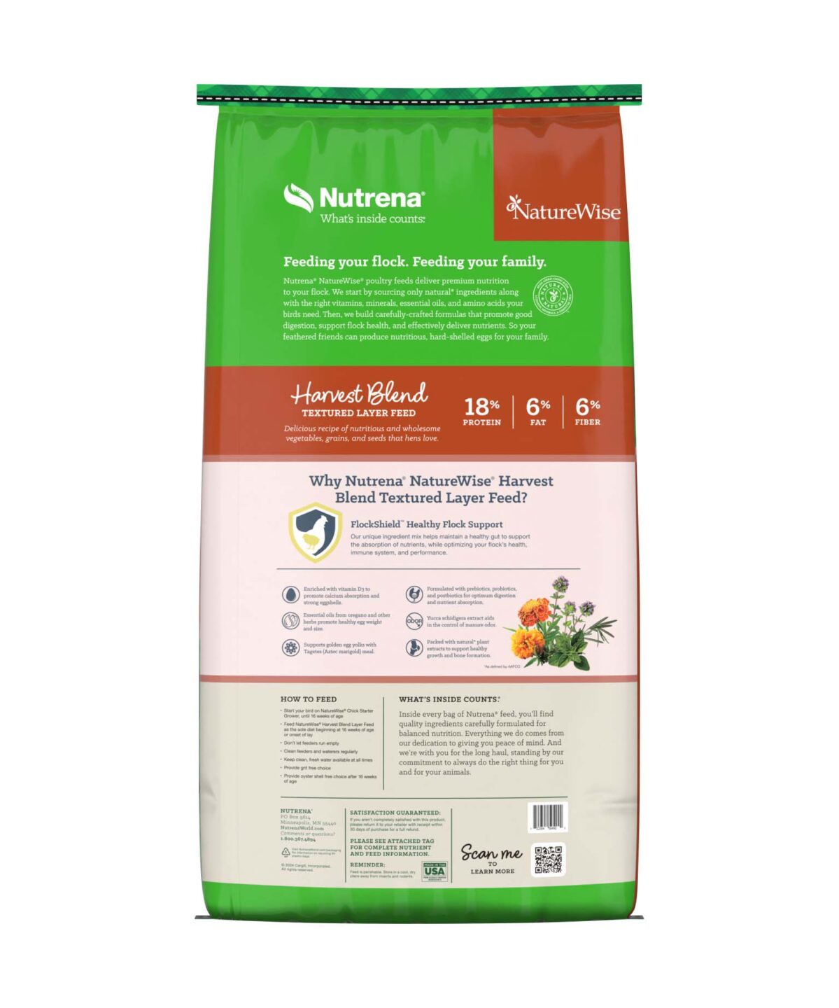 Harvest Blend 18% Textured Layer Feed | Nutrena Animal Feeds