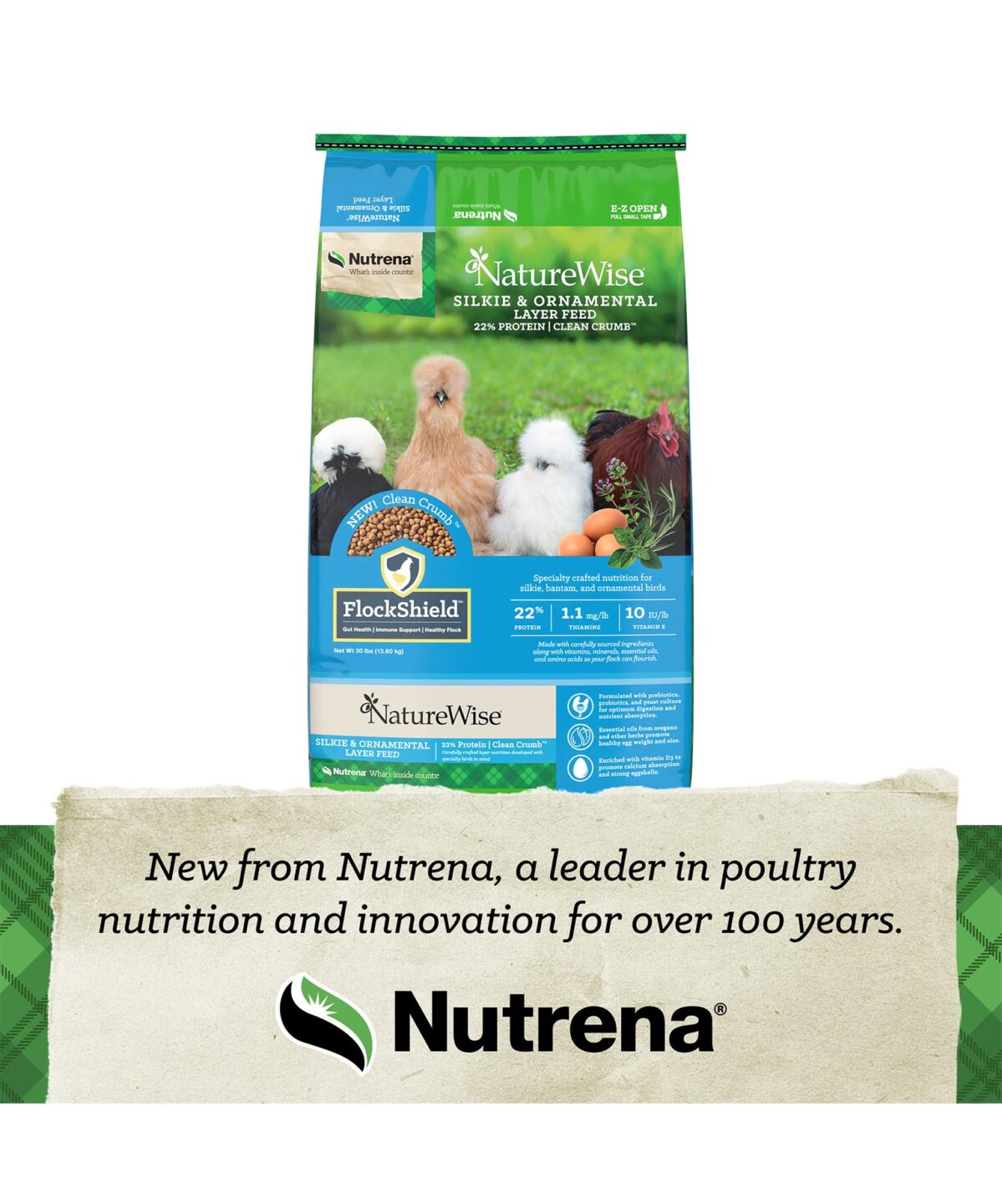 Silkie and Ornamental Layer Feed | Nutrena Animal Feeds