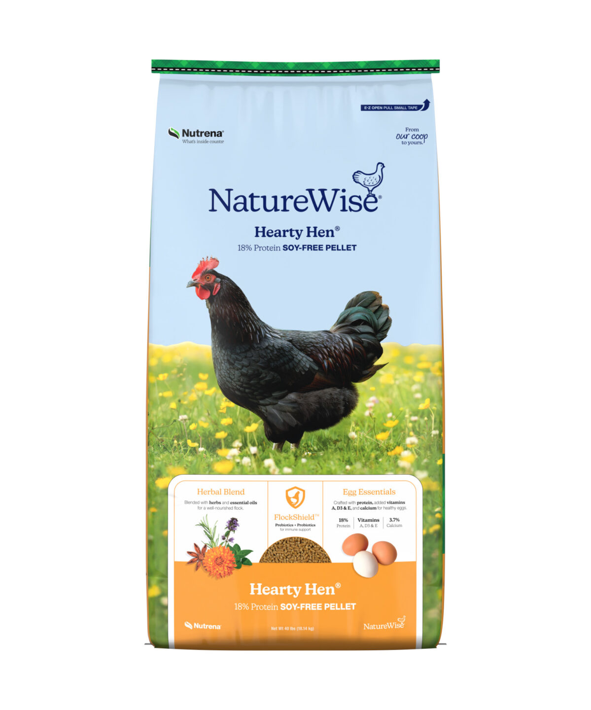 NatureWise Harvest Blend 18% Protein Textured Layer Feed | Nutrena ...